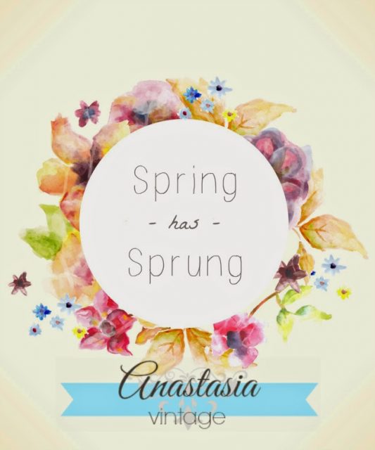 "Spring Has Sprung" Watercolor Printable | Anastasia Vintage